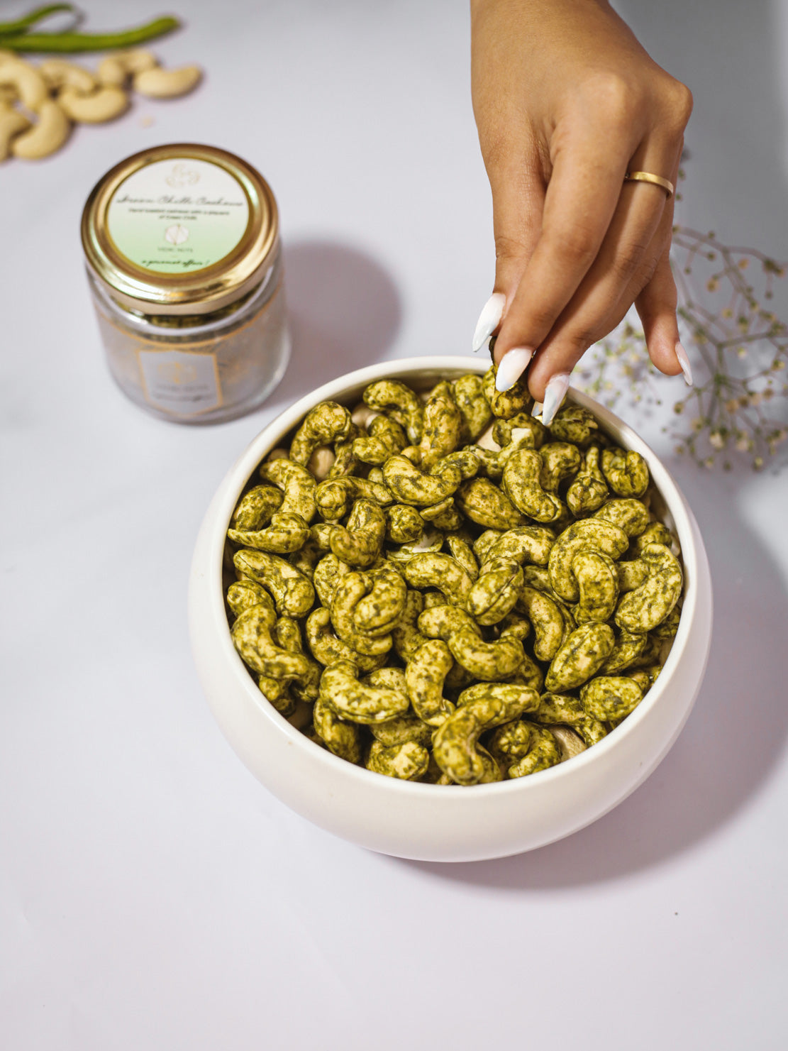 Green Chilli Cashews – Vedic Nuts
