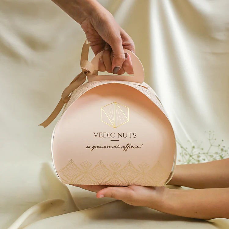 Pastel Folding Hamper – Vedic Nuts