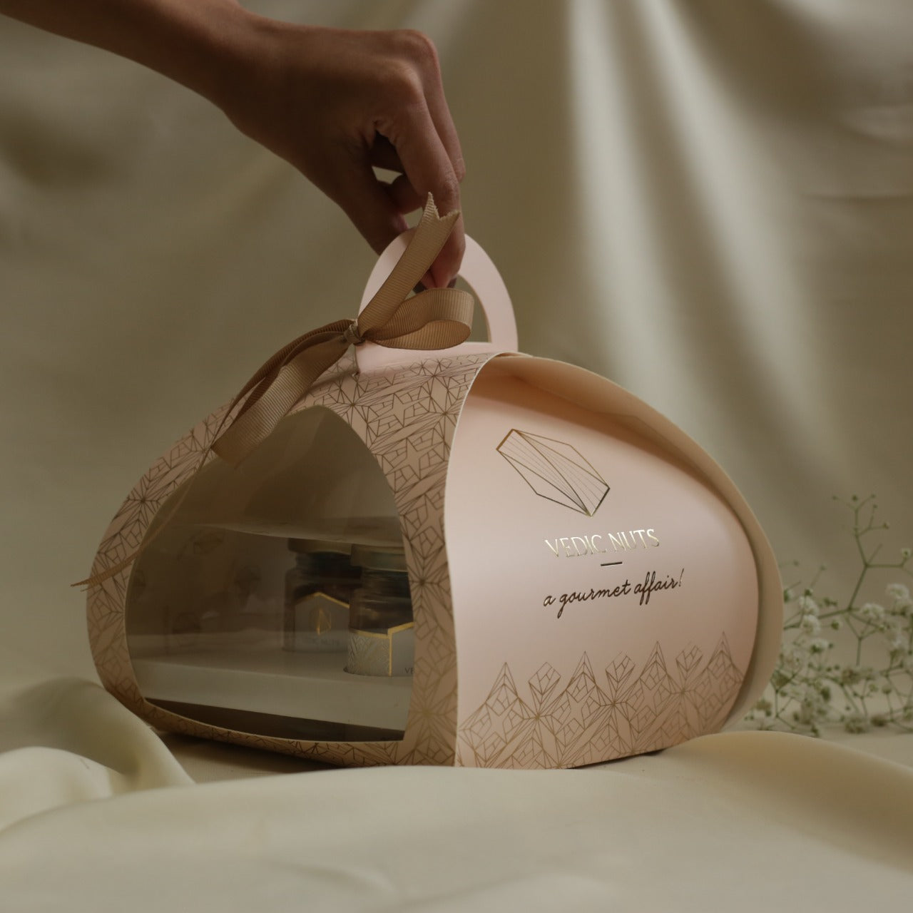 Pastel Folding Hamper (Set of 3 Jars: 100gms each) – Vedic Nuts